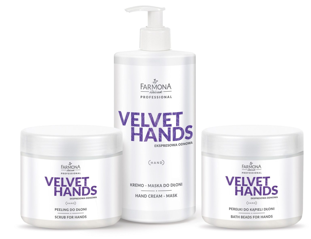 EXFOLIANTE DE MANOS 550G FARMONA VELVET HANDS
