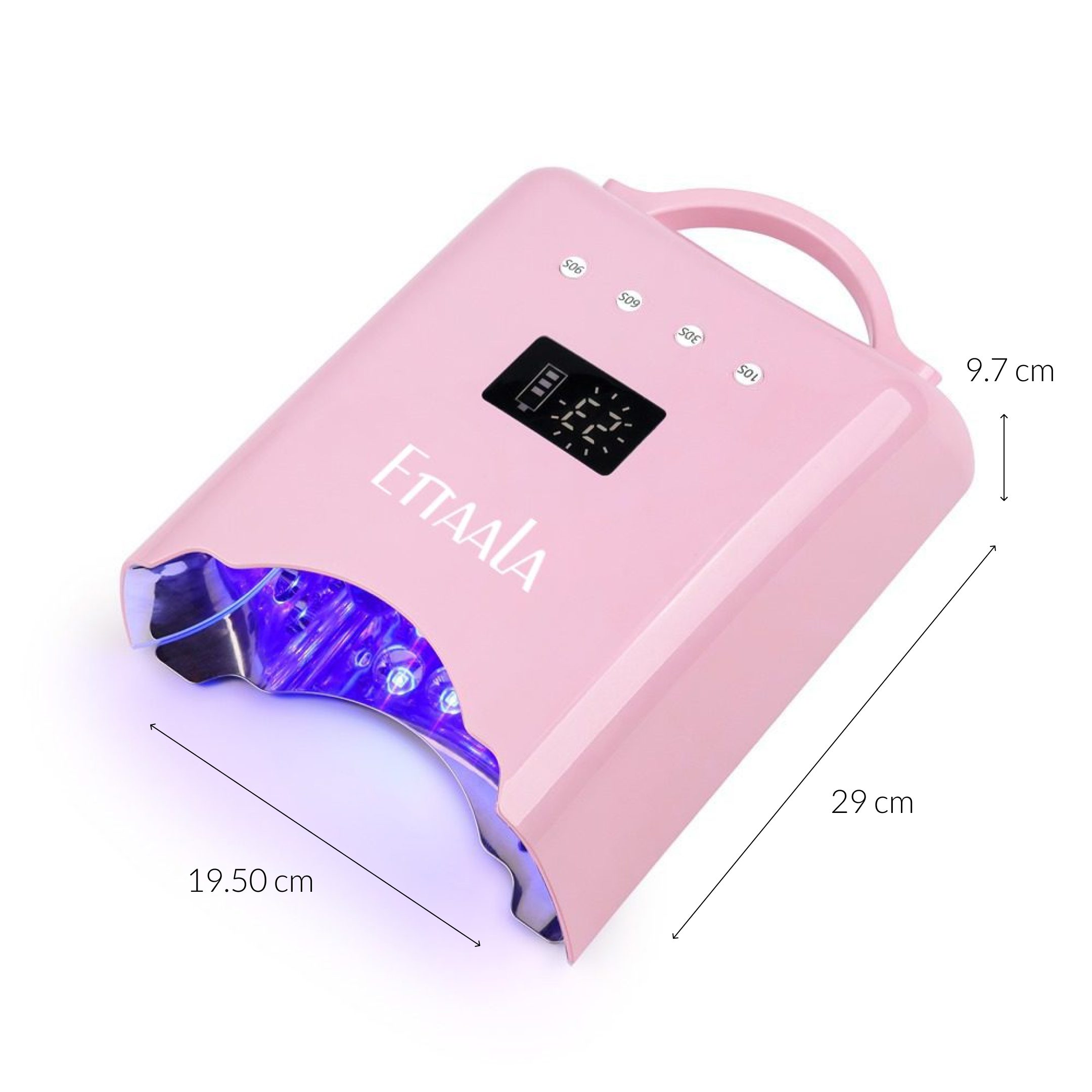 Lámpara LED Ettaala Cordless Led rosa