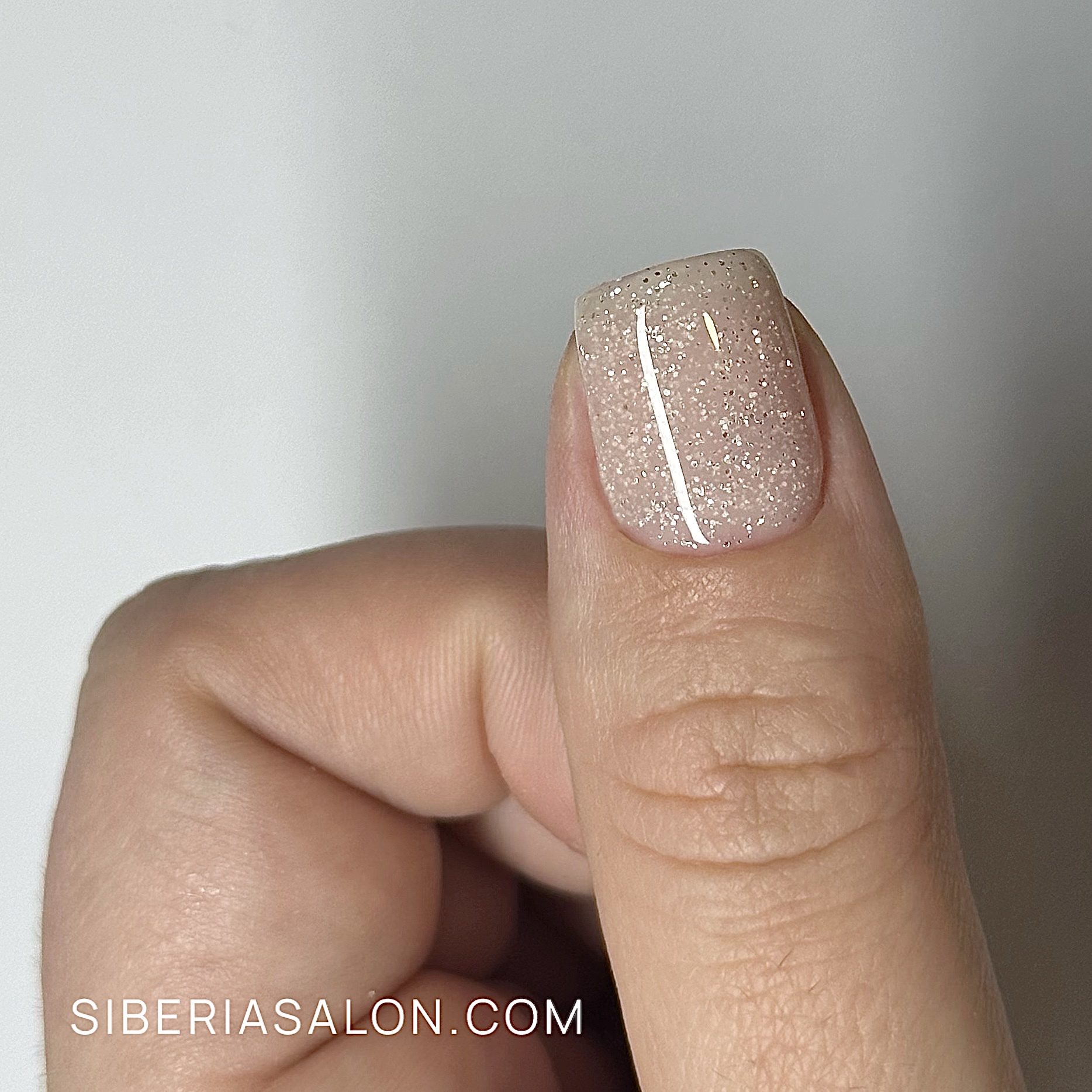 Glitter liquid gel 30ml - ⁠Soft Sand
