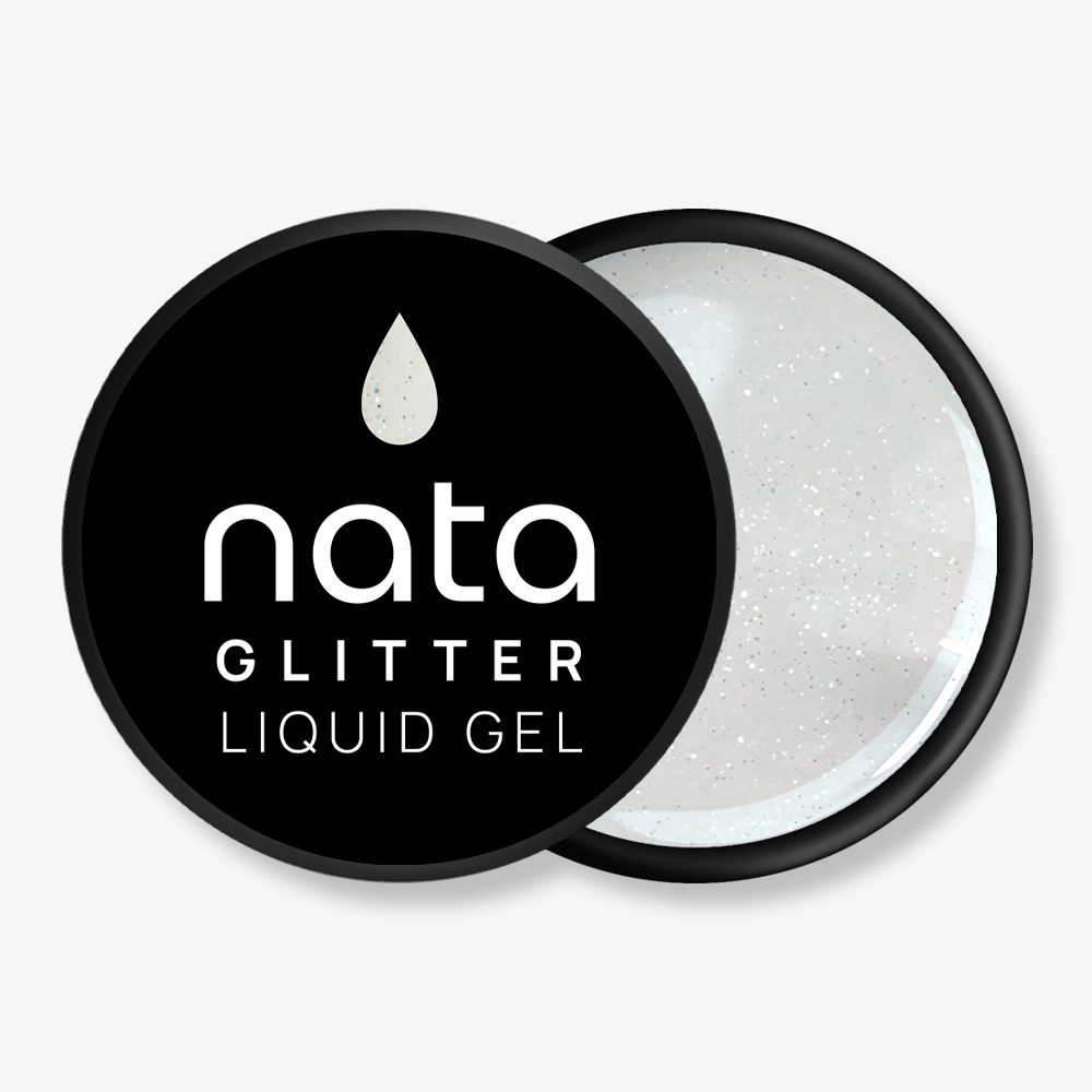 Glitter liquid gel 30ml - Cristal Sky