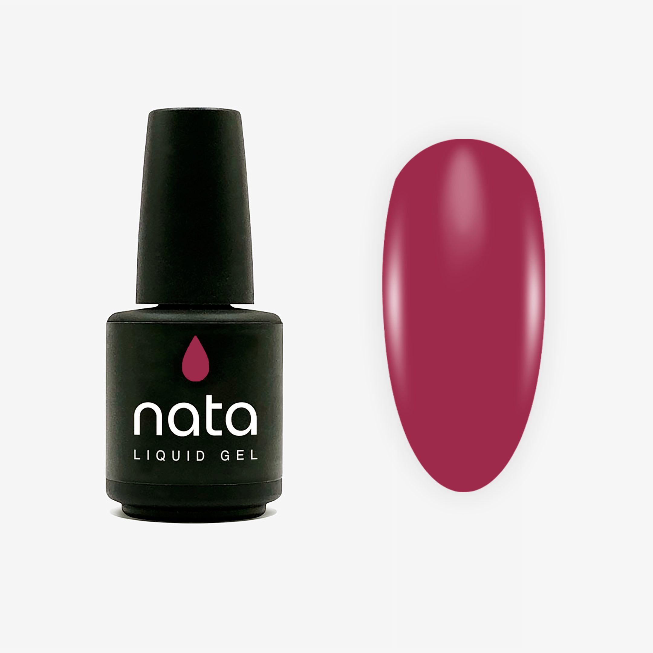 Gel de uñas NATA 15ml – Líquido – rojo frijol