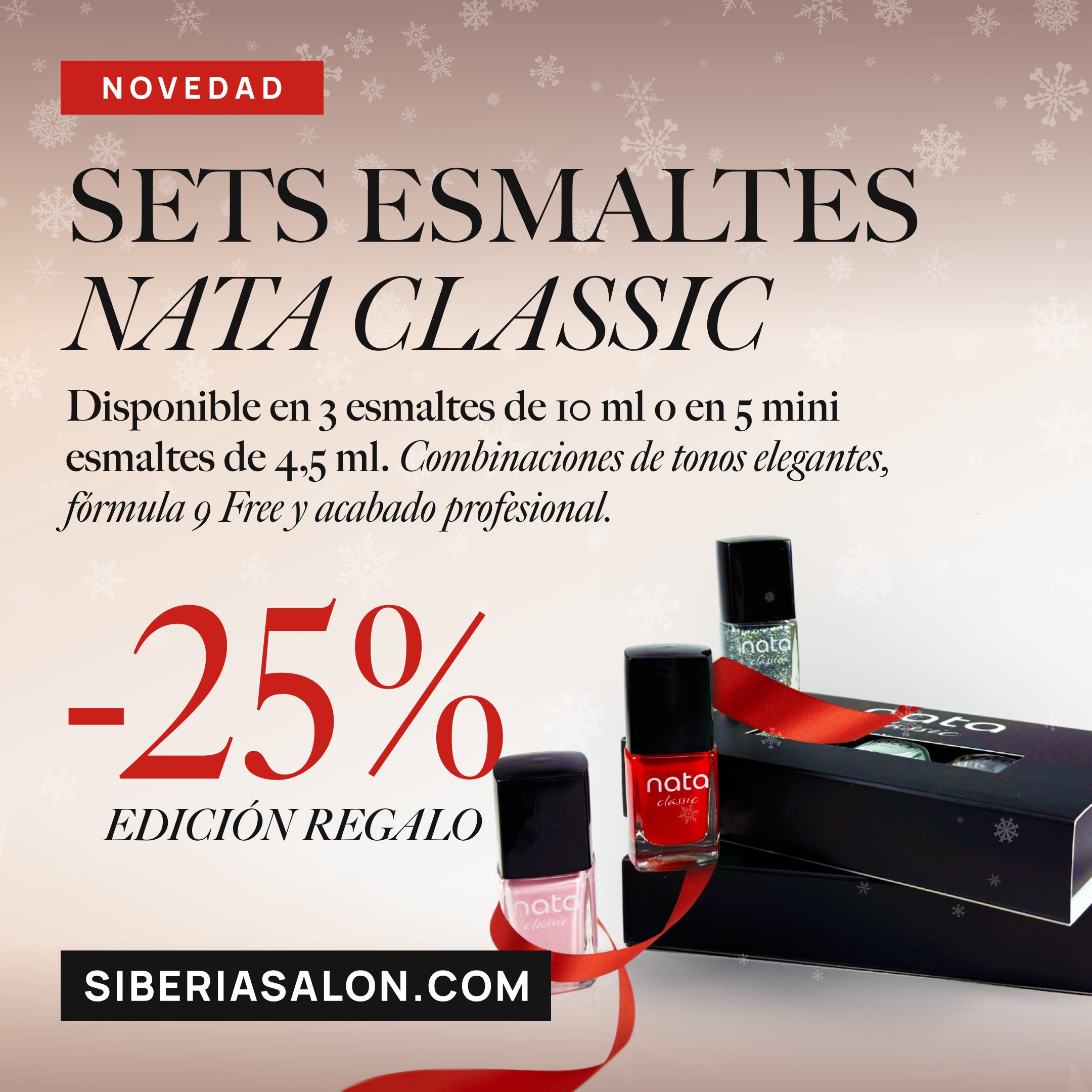 Packs de Esmaltes Nata Classic